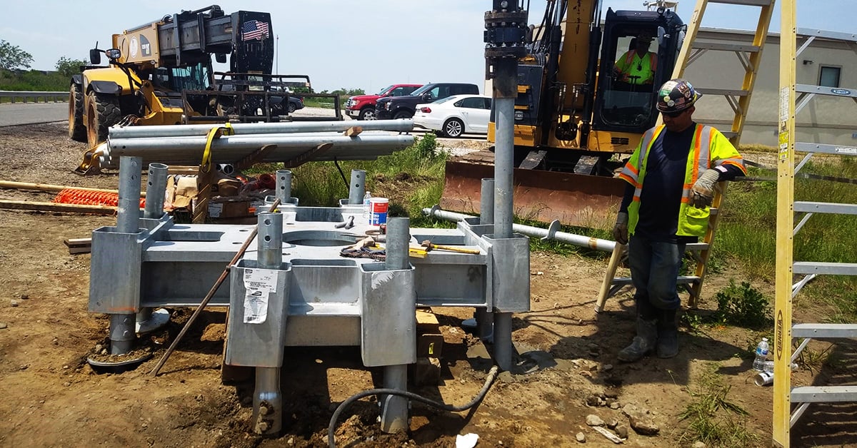 Vertical and Battered Helical Pile Groups to Mobilize Lateral Load Capacity