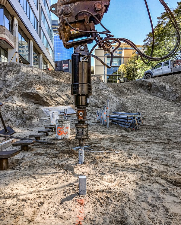 High-Capacity New Construction Foundation on Helical Piles