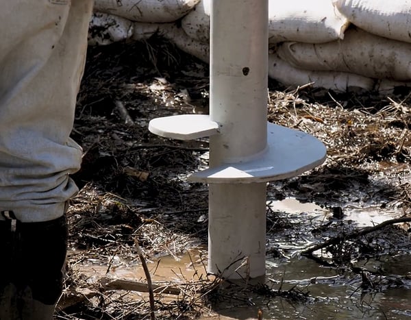 Transmission Line Foundation in Environmentally Sensitive Wetland