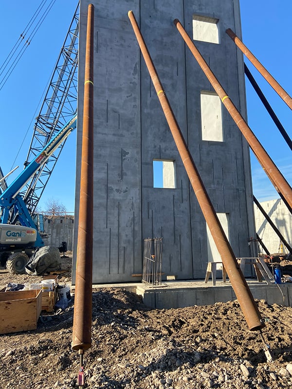 Tilt-Up Concrete Panels: Save with CHANCE temporary supports